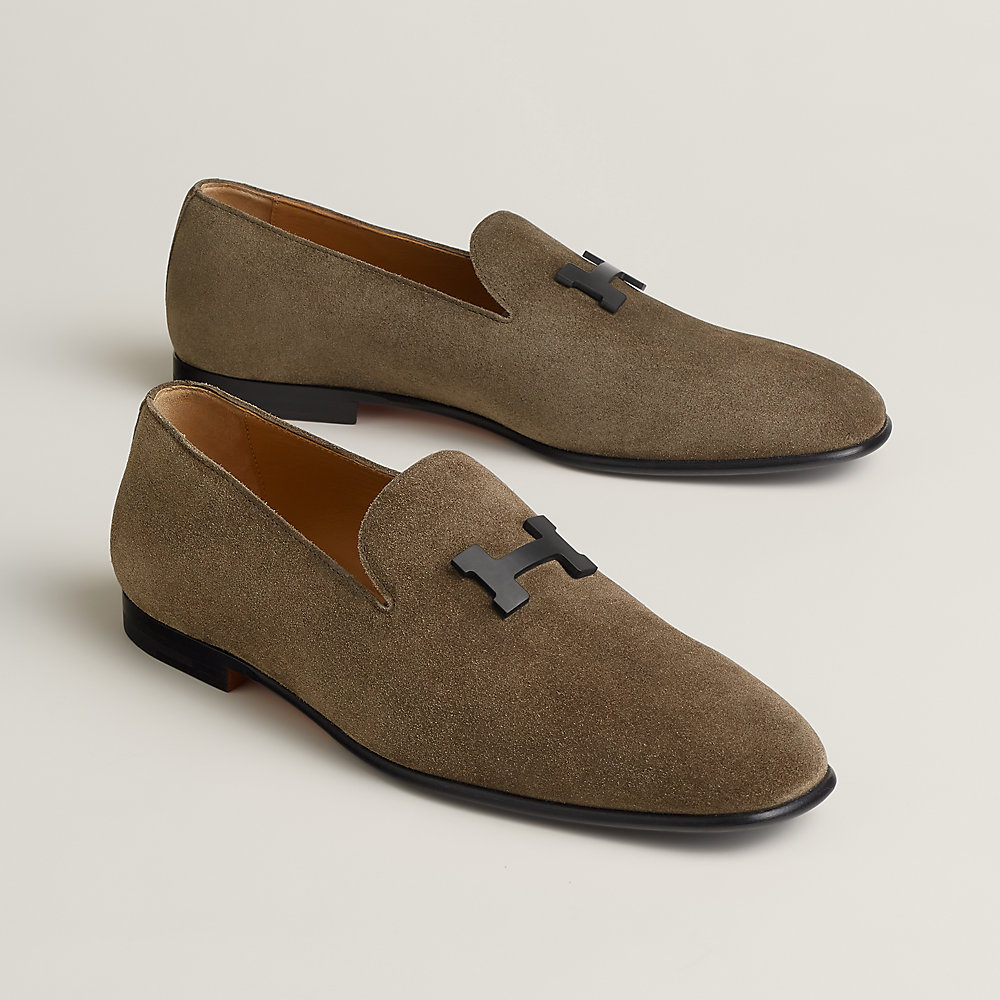 モカシン 《コランタン》 - ベージュ | Hermès - エルメス-公式サイト