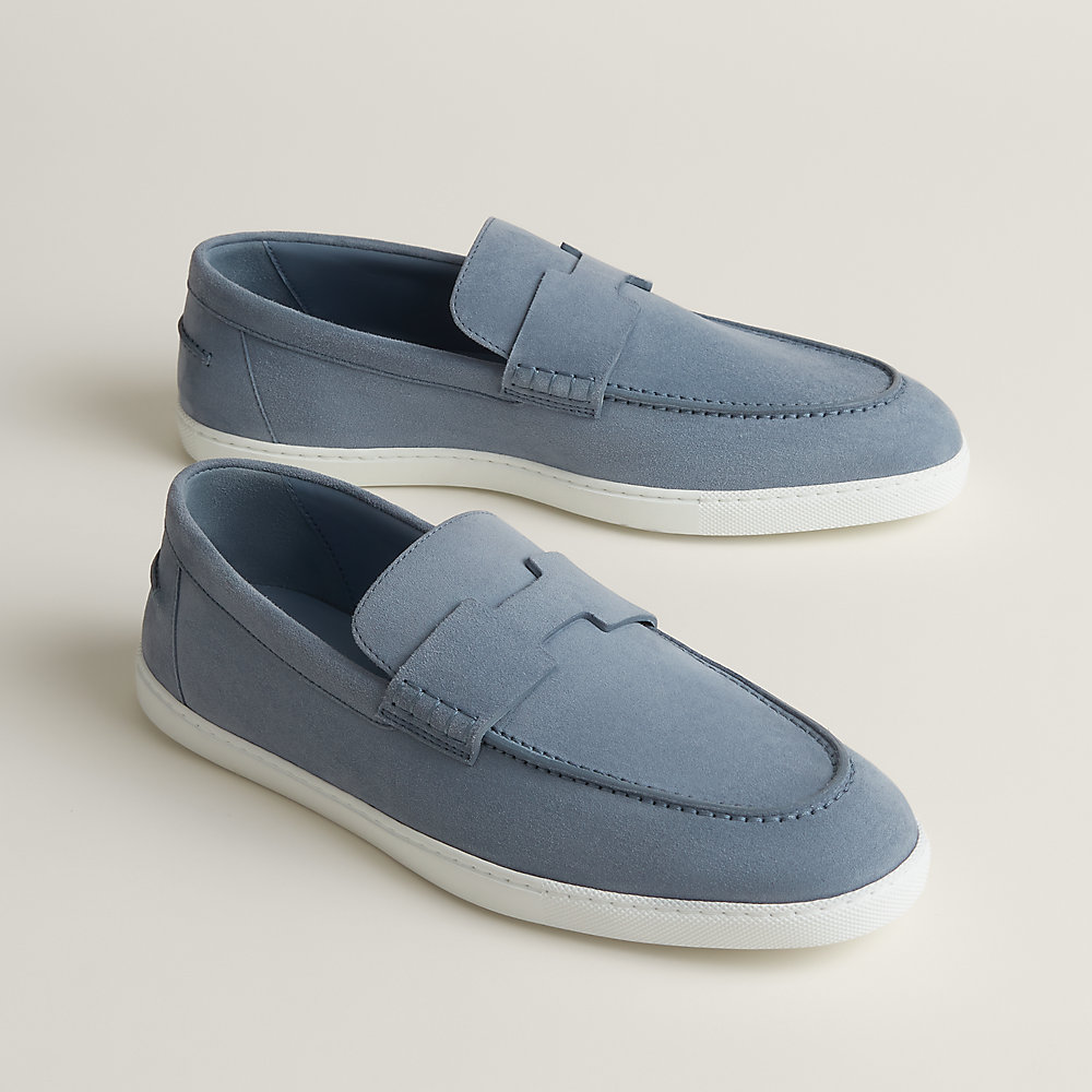 モカシン 《ジョブ》 - ブルー | Hermès - エルメス-公式サイト