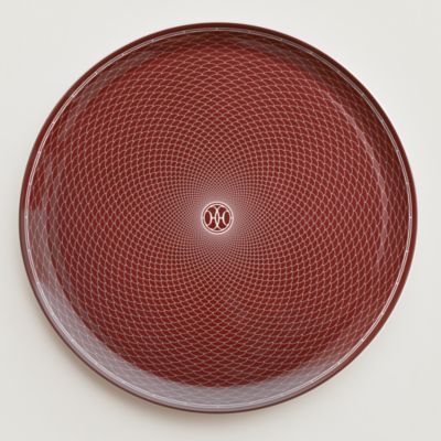 H Deco rouge tart platter | Hermès Netherlands