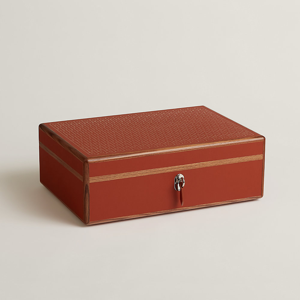 Amalthee Metamorphose d'H watch box, large model | Hermès Canada
