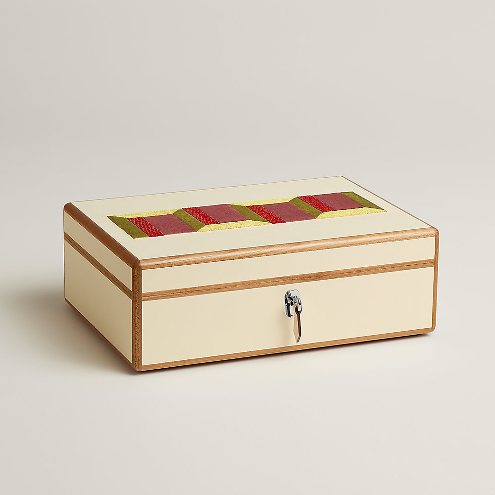 Amalthee Perspectives Indiennes watch box, large model | Hermès Thailand