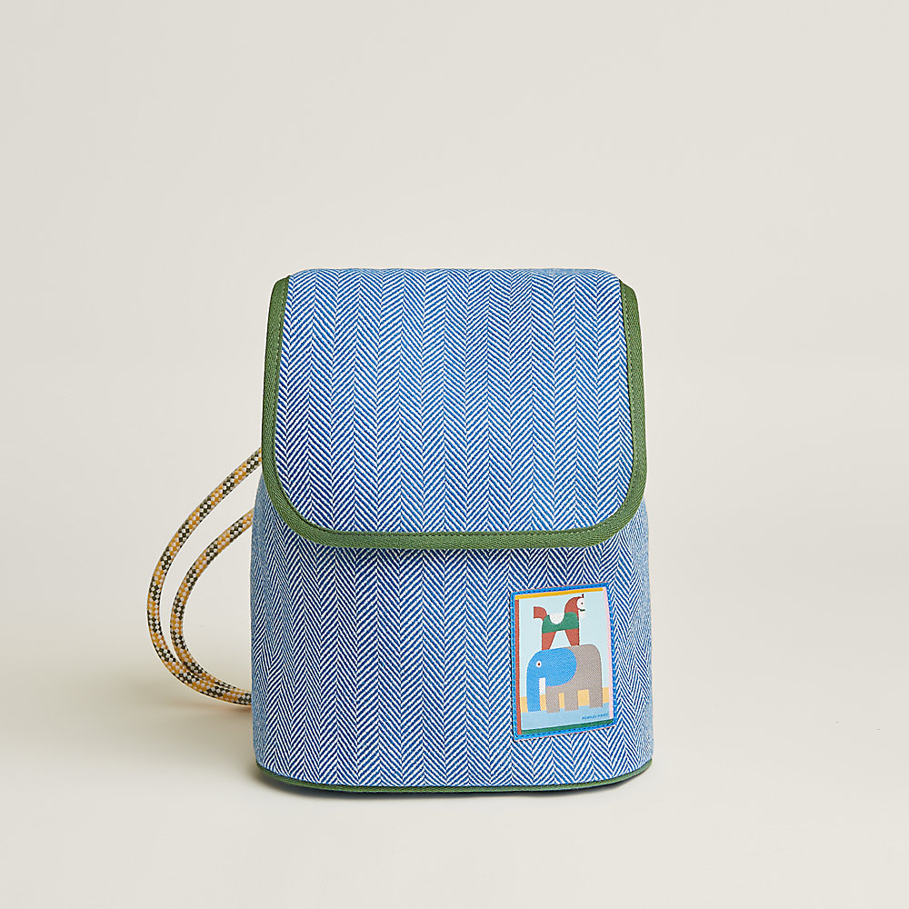 Animaux Blocks backpack - Black | Hermès Netherlands