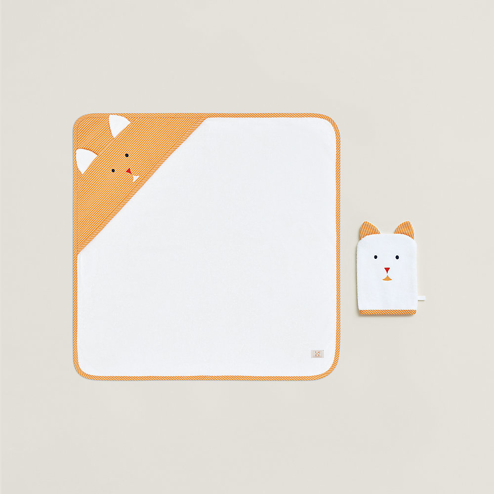 Animaux Blocks bath set - Brown | Hermès Australia
