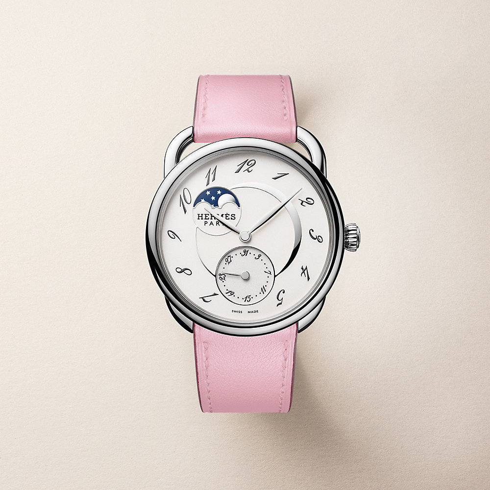 Arceau Petite Lune watch, Large model, 38 mm | Hermès Canada