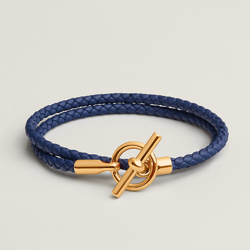 Armband Glénan Double Tour - Blau | Hermès Schweiz
