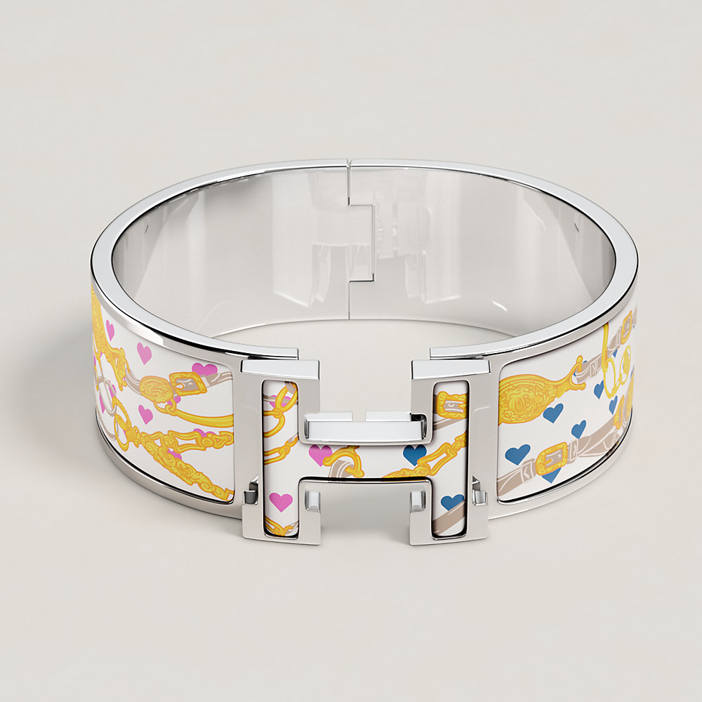 Armreif Clic Clac H Brides de Gala Love - Grün | Hermès Deutschland