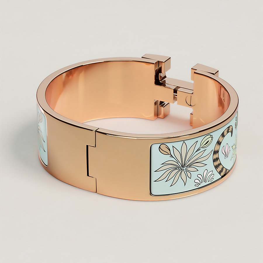 Armreif Clic Clac H Les Leopards Hermes Deutschland