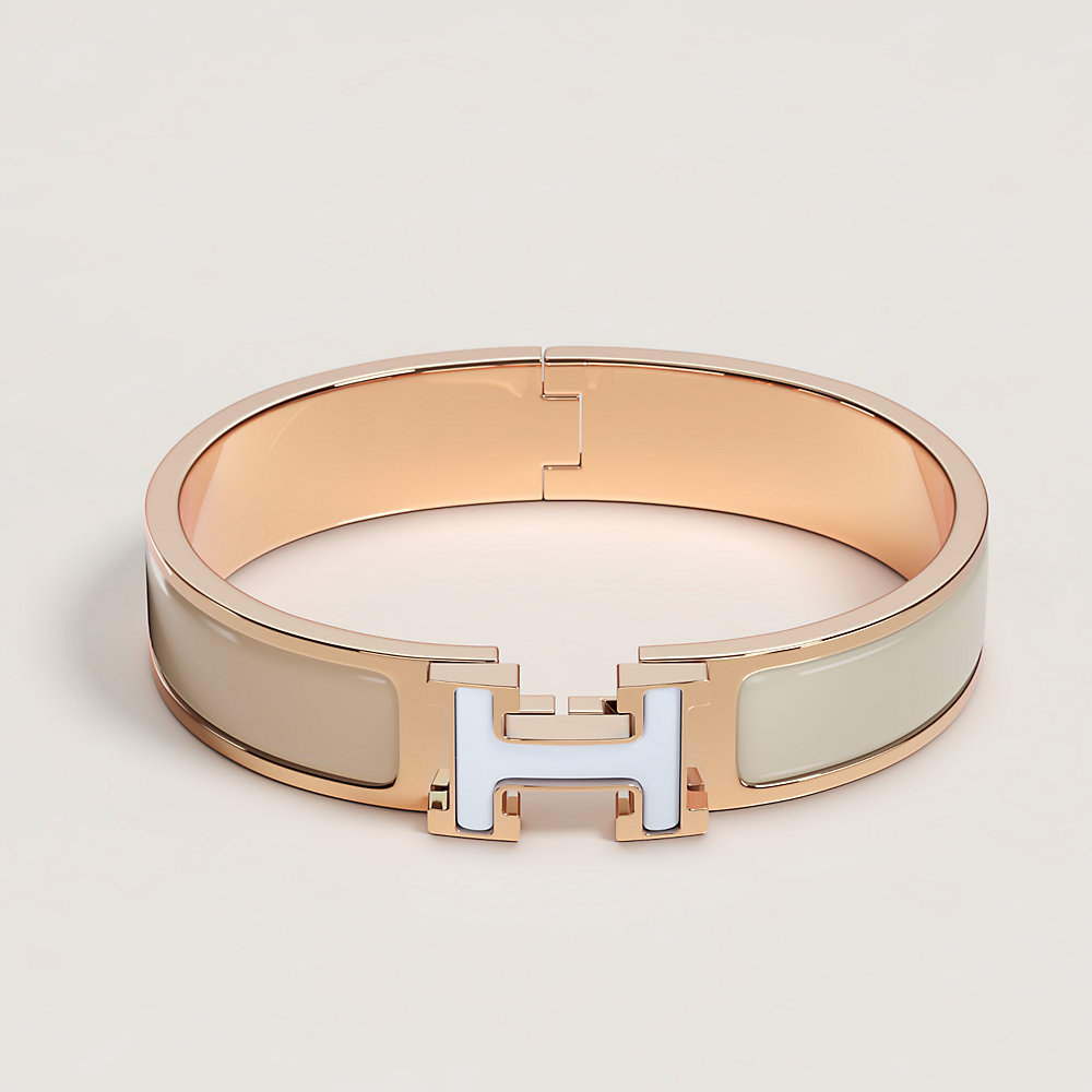 Armreif Clic H Color Block - Beige | Hermès Deutschland