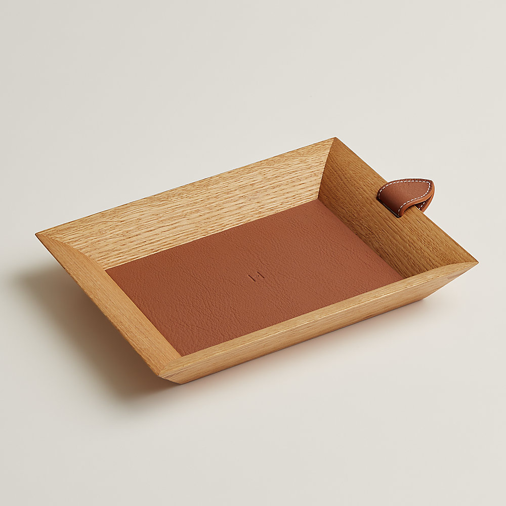 Atrium rectangular change tray | Hermès Australia