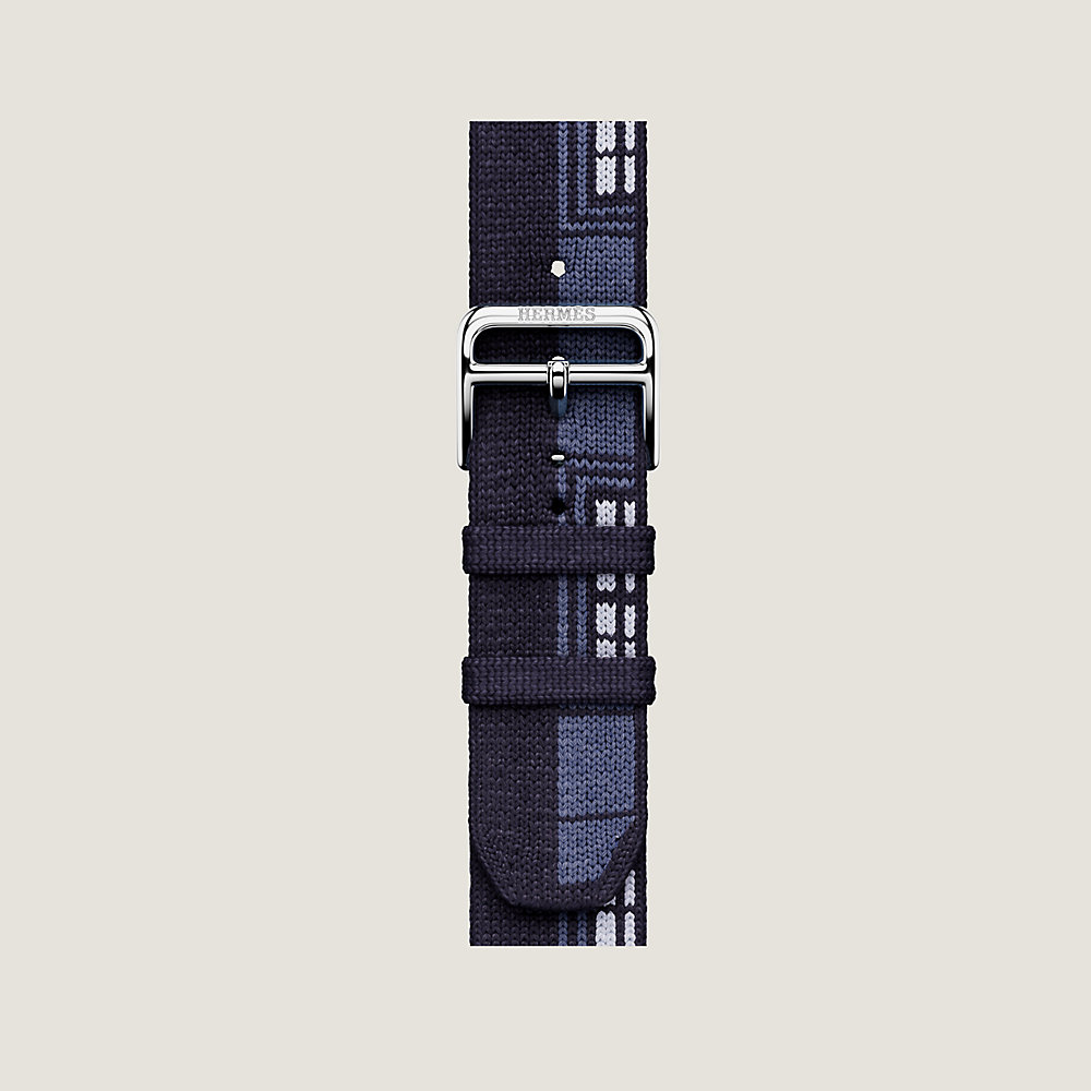 Band Apple Watch Hermès Single Tour 42 mm Faubourg Party | Hermès USA
