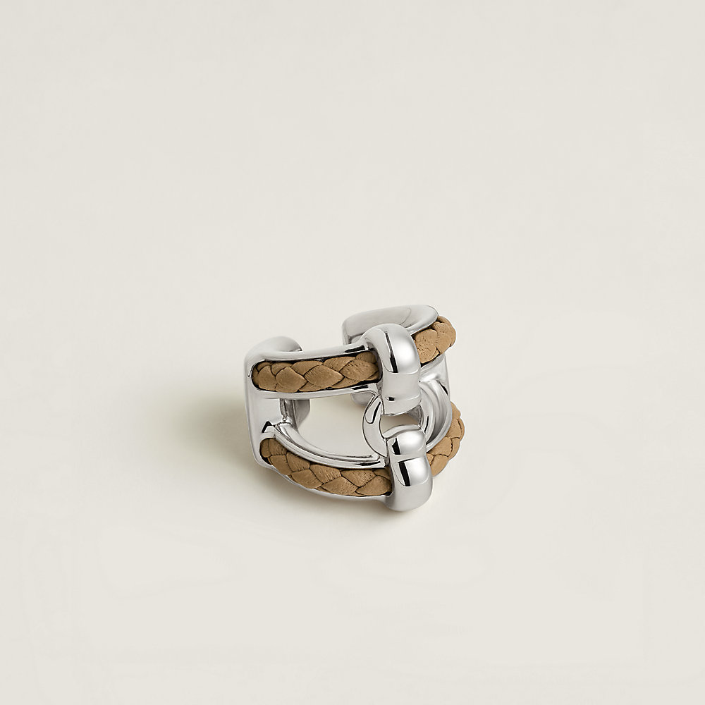 Bijou d'oreilles Flibustier - Beige | Hermès Suisse