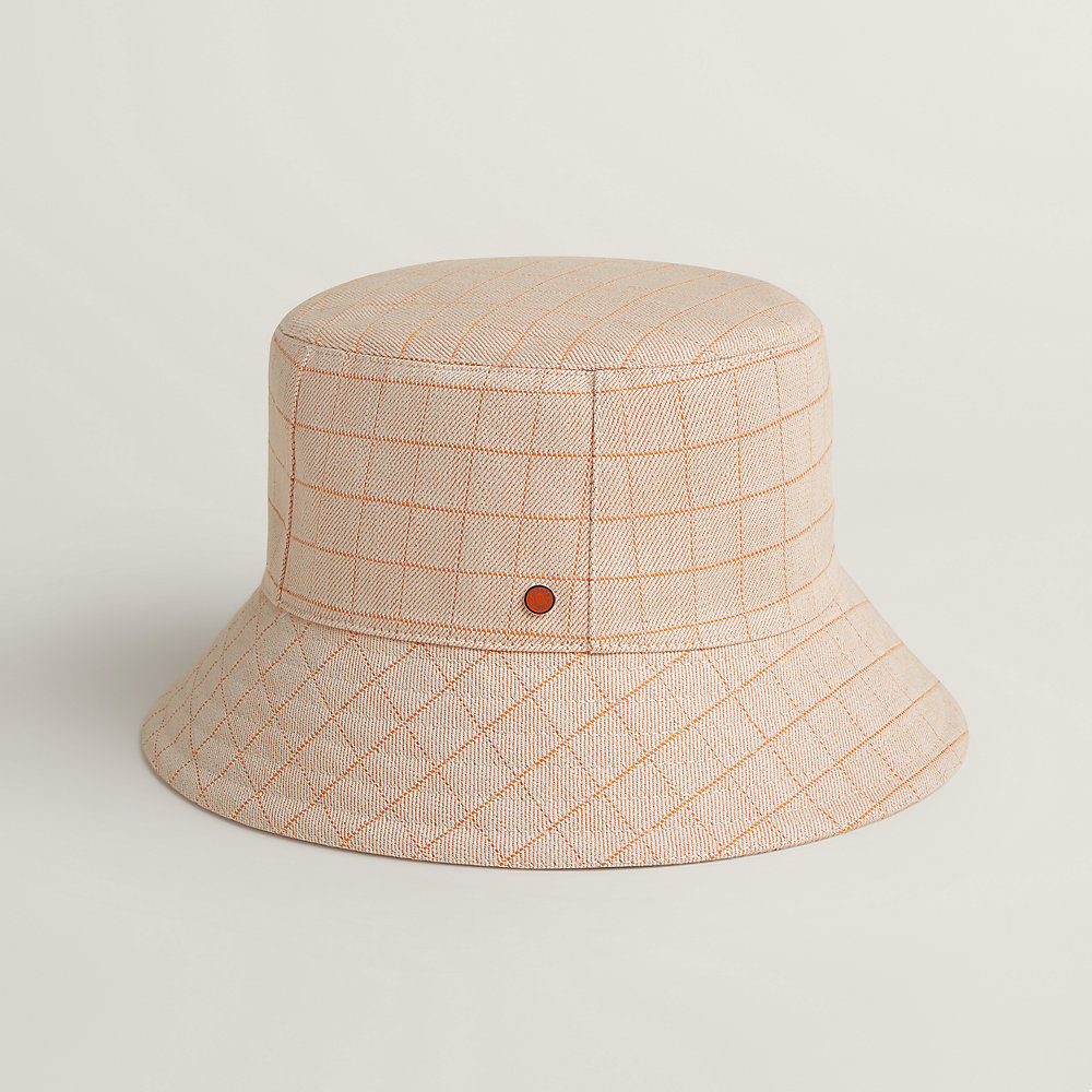 Bob-Hut Laure Denim - Weiß | Hermès Deutschland