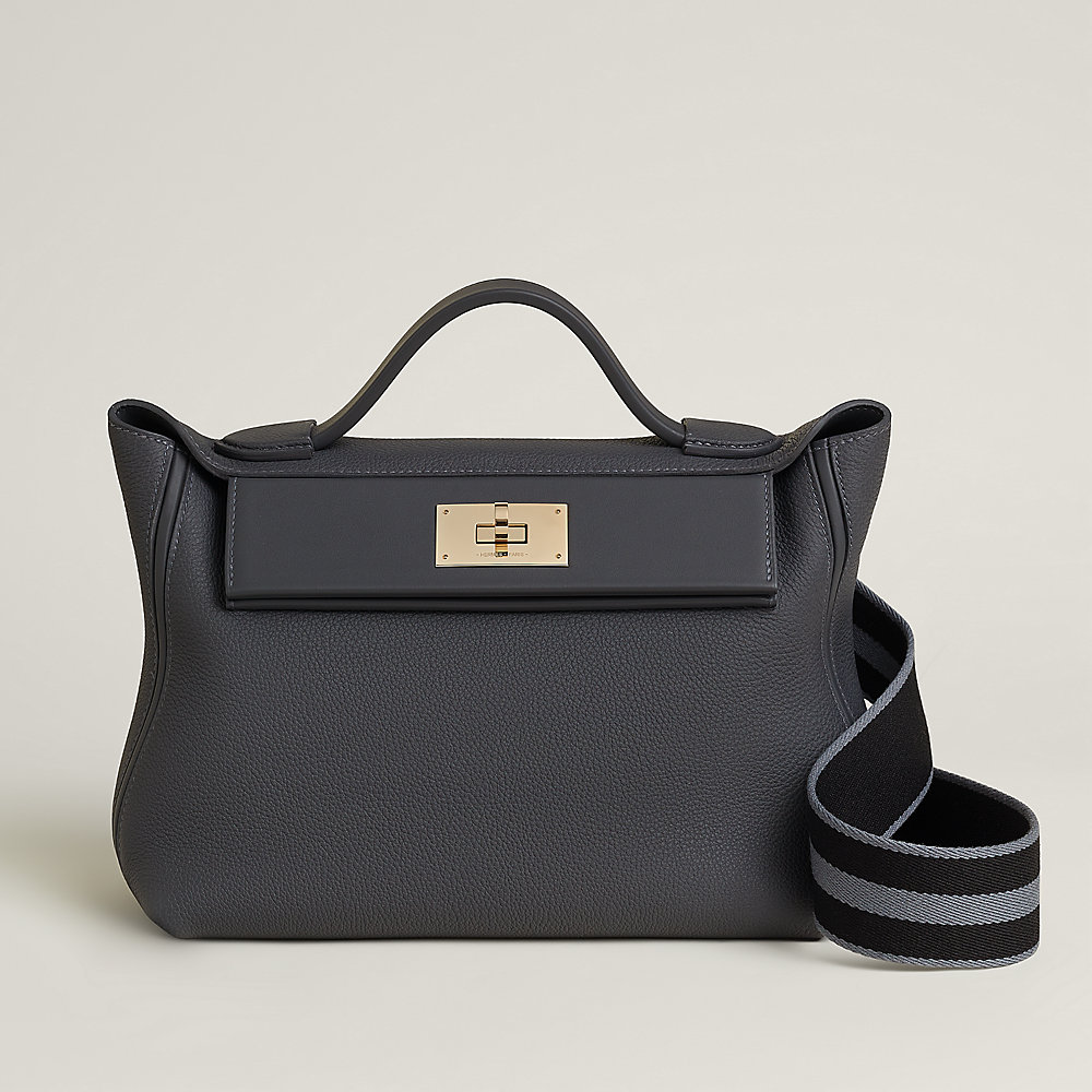 Borsa 24/24 - 29 strap - Grigio | Hermès Italia