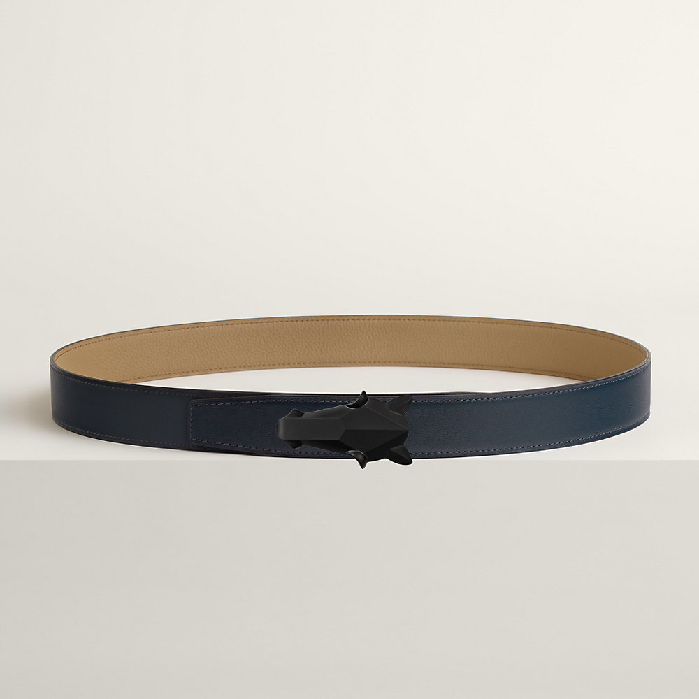 Boucle de ceinture Destrier & Cuir de ceinture réversible 32 mm ...
