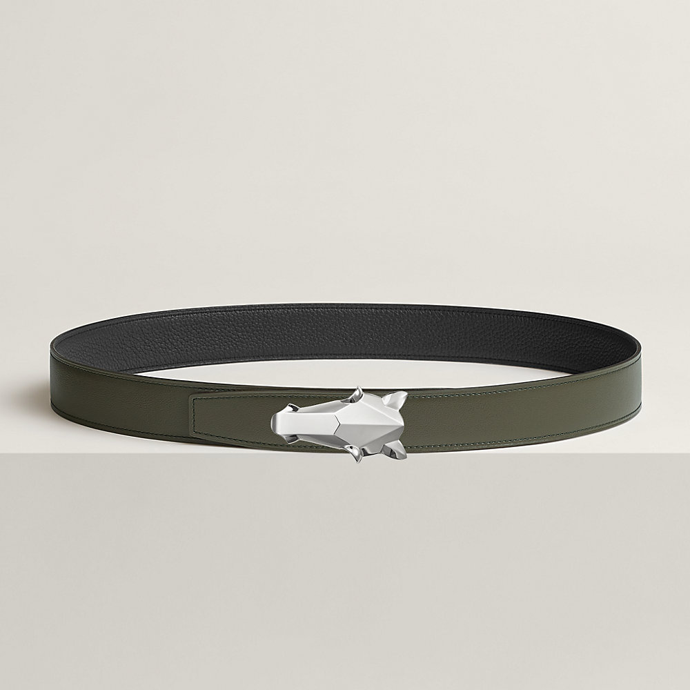 Boucle de ceinture Destrier & Cuir de ceinture réversible 32 mm ...