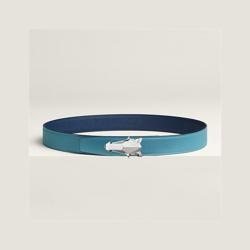 Boucle de ceinture Destrier & Cuir de ceinture réversible 32 mm ...