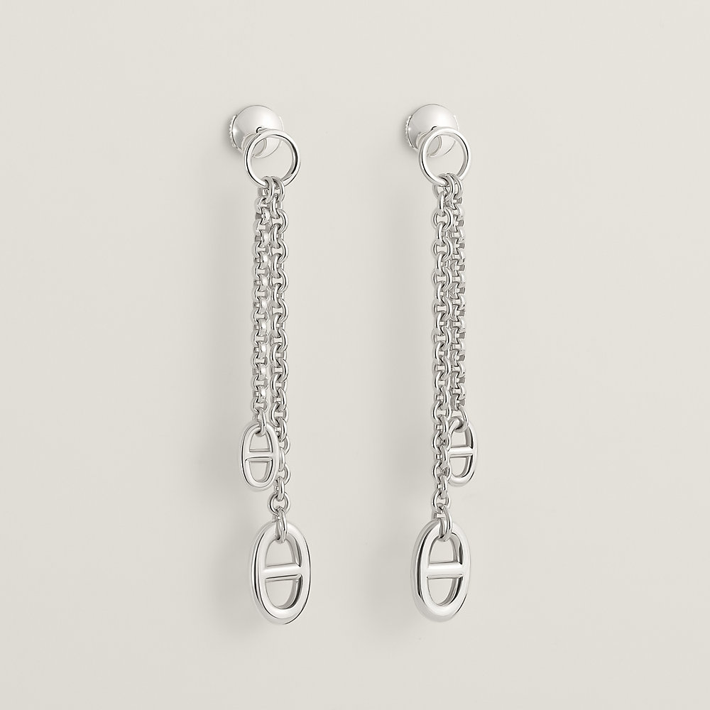 Boutons d'oreilles Farandole, petit modèle | Hermès France