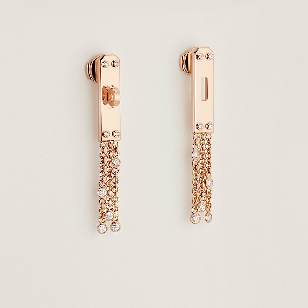 Boutons d'oreilles Kelly Gavroche, petit modèle | Hermès France