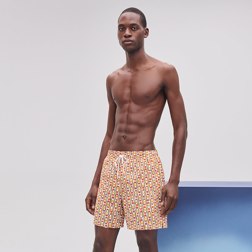 Boxer de bain « Quadri'H » | Hermès Canada