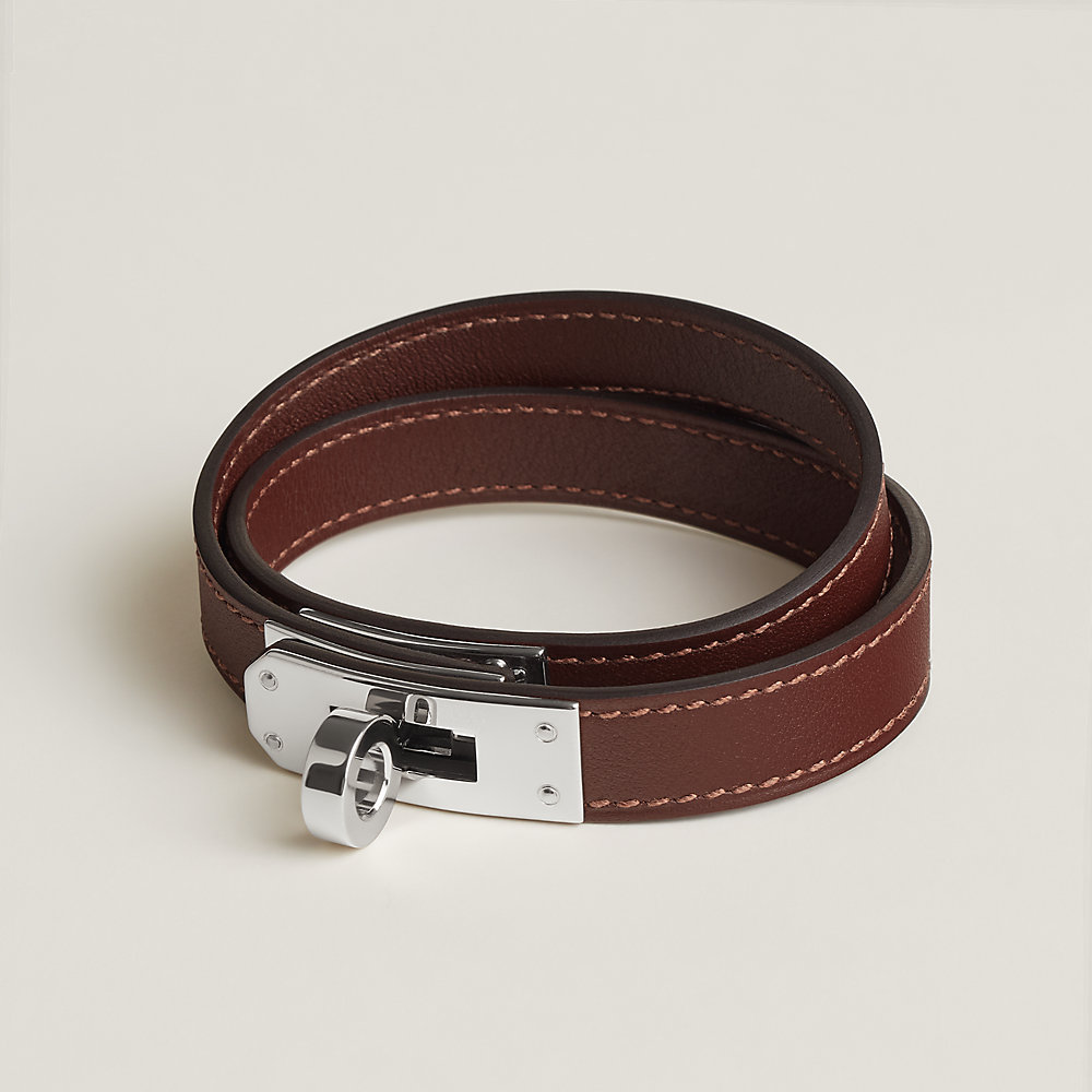 Bracciale Kelly Double Tour - Marrone | Hermès Italia