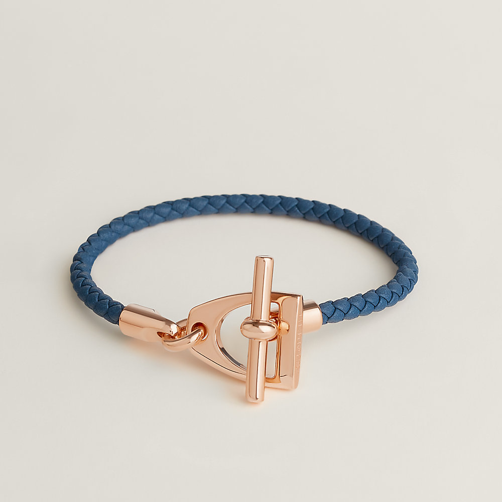 Bracelet Etrier - Bleu | Hermès France