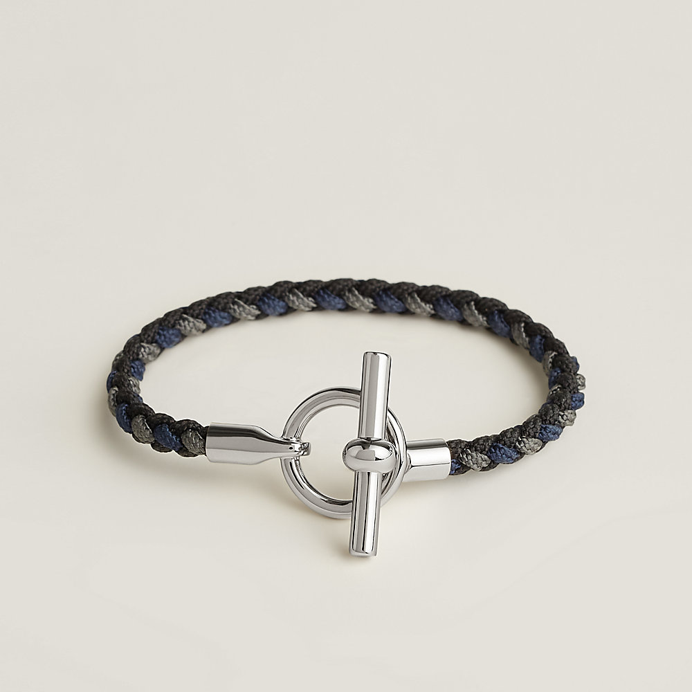 Bracelet Glénan H Trio Silk - Bleu | Hermès Belgique