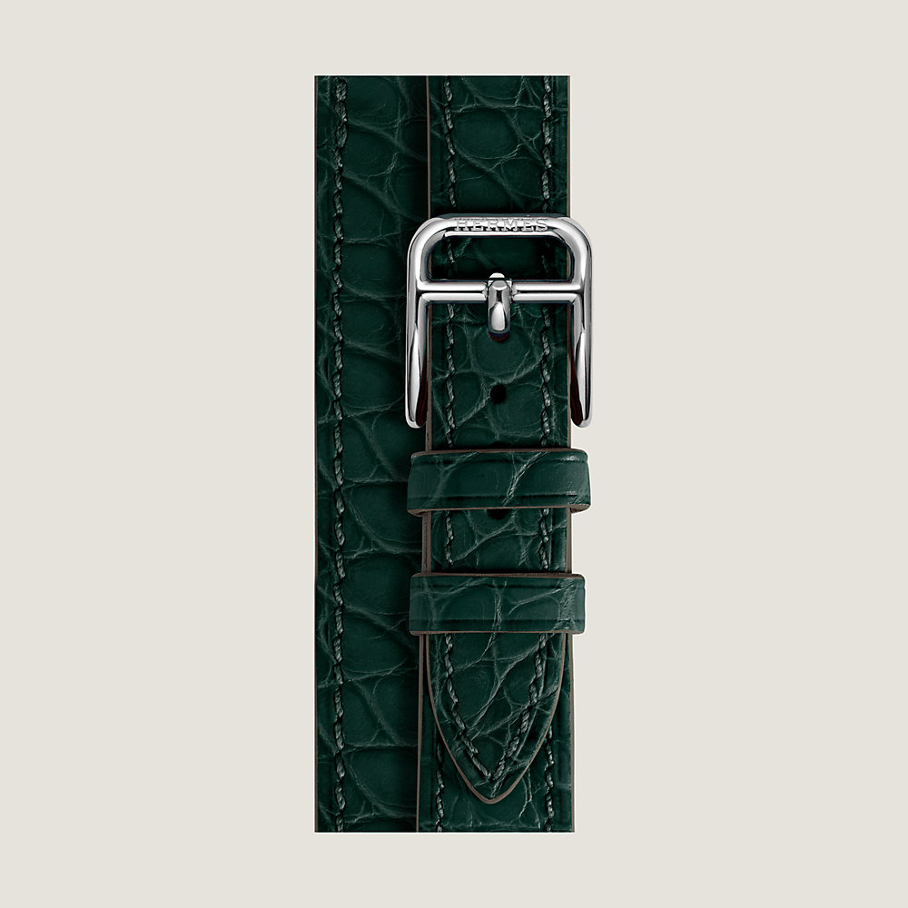 Bracelet pour Cape Cod Petit modèle 31 mm, double tour | Hermès France