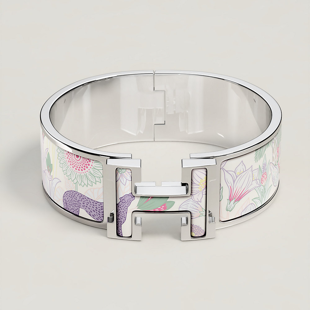 Brazalete Clic Clac H Precious Paradise - Marrón | Hermès España