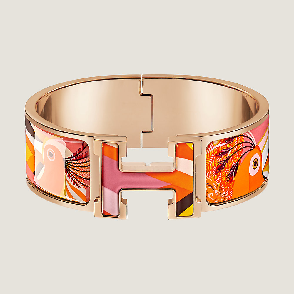 Brazalete Clic Clac H Toucans de Paradis | Hermès España