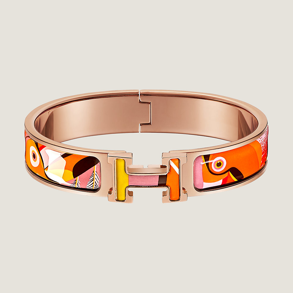 Brazalete Clic H Toucans de Paradis | Hermès España
