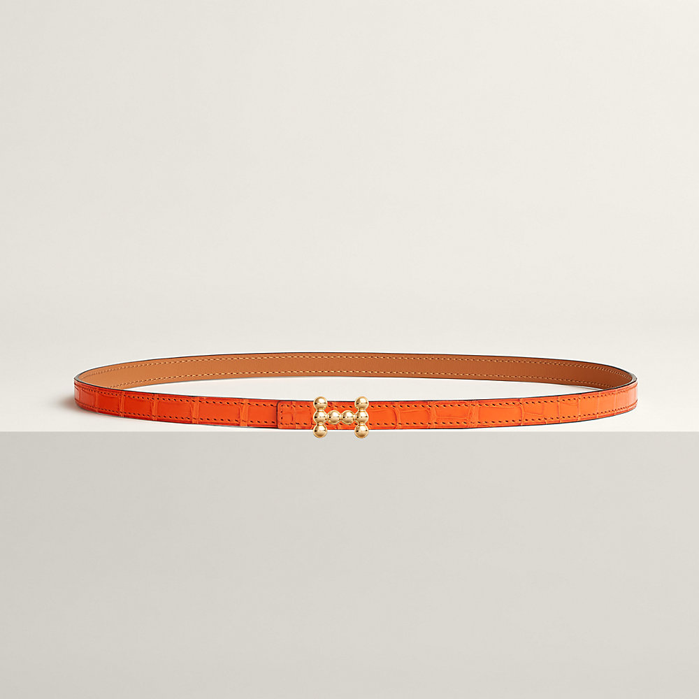 Bubble belt buckle & Leather strap 13 mm | Hermès USA