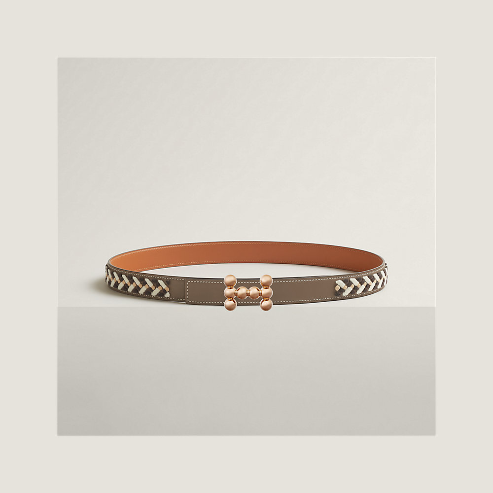 Bubble belt buckle & Leather strap 24 mm | Hermès Canada