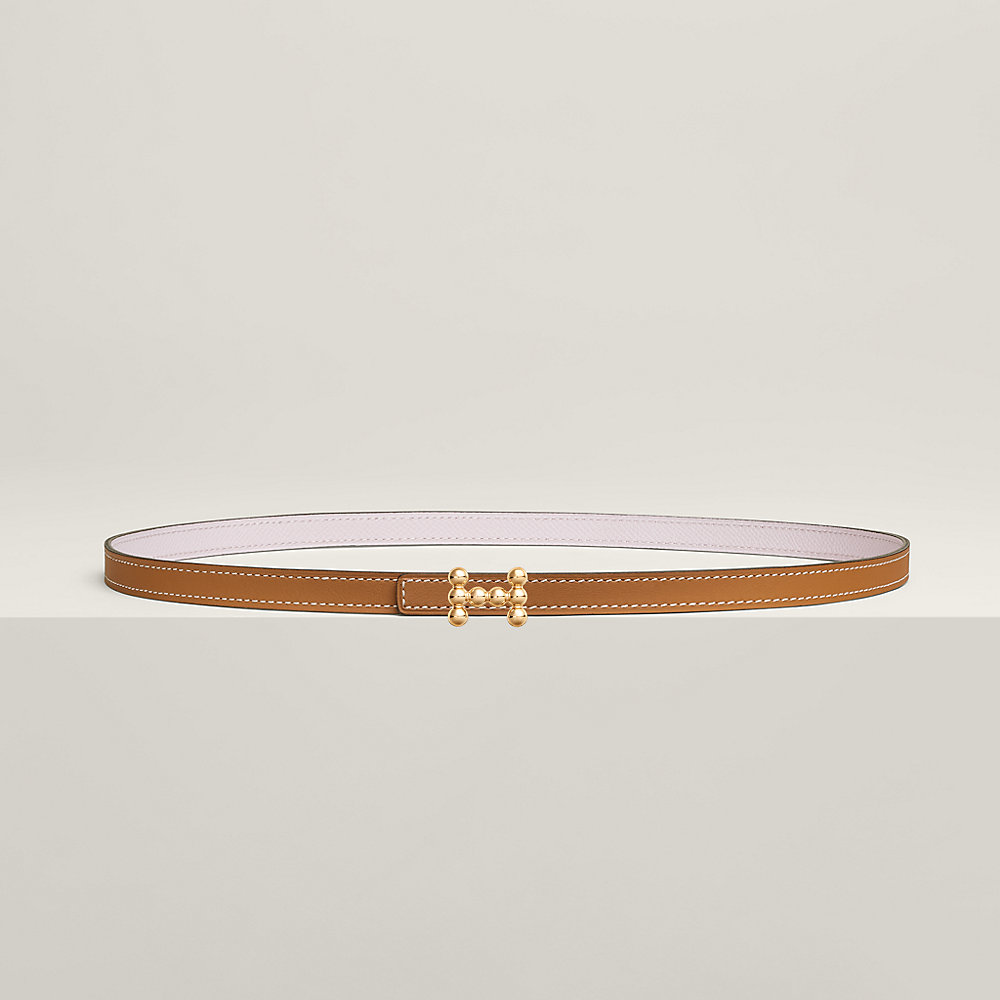 Bubble belt buckle & Reversible leather strap 13 mm | Hermès UK