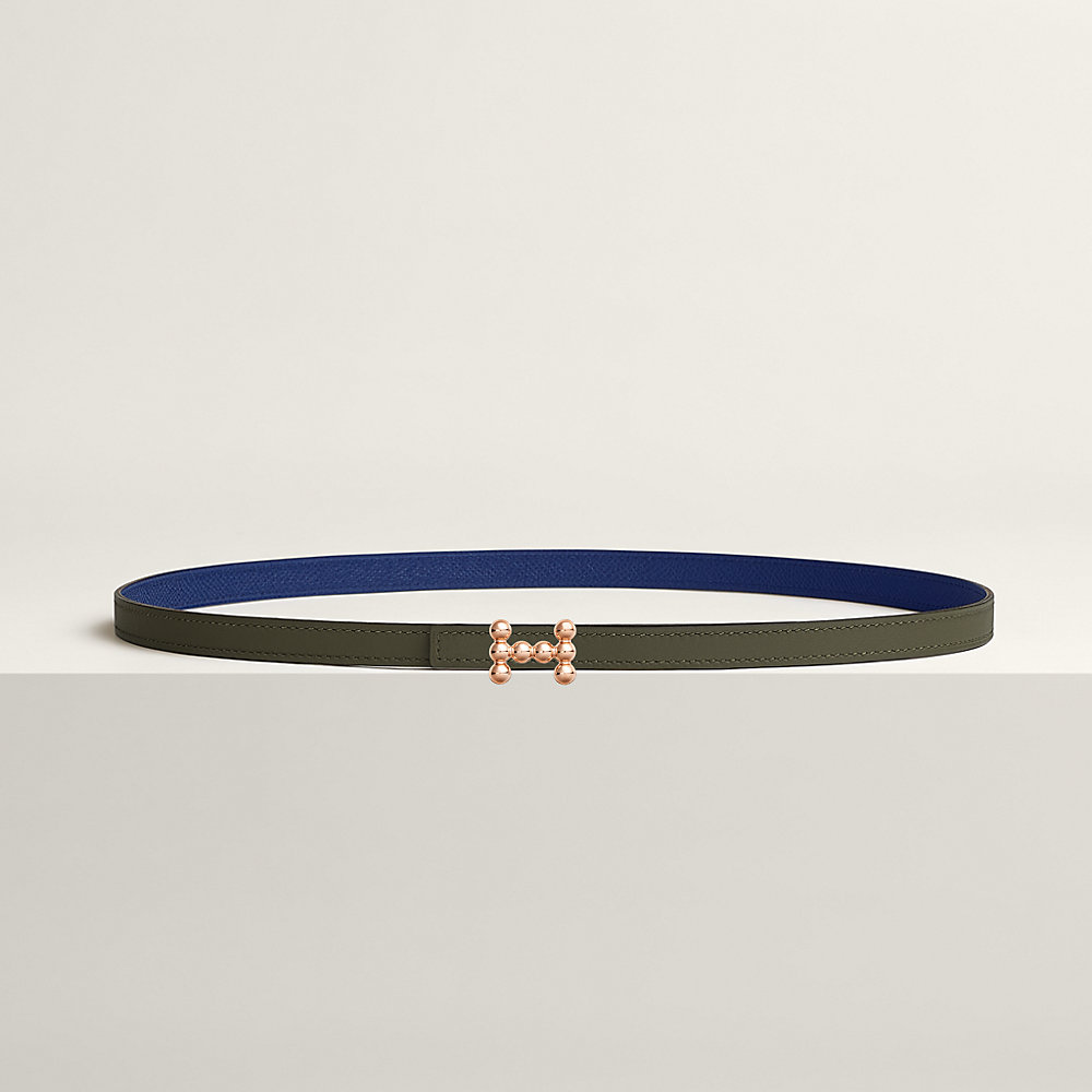 Bubble belt buckle & Reversible leather strap 13 mm | Hermès UK