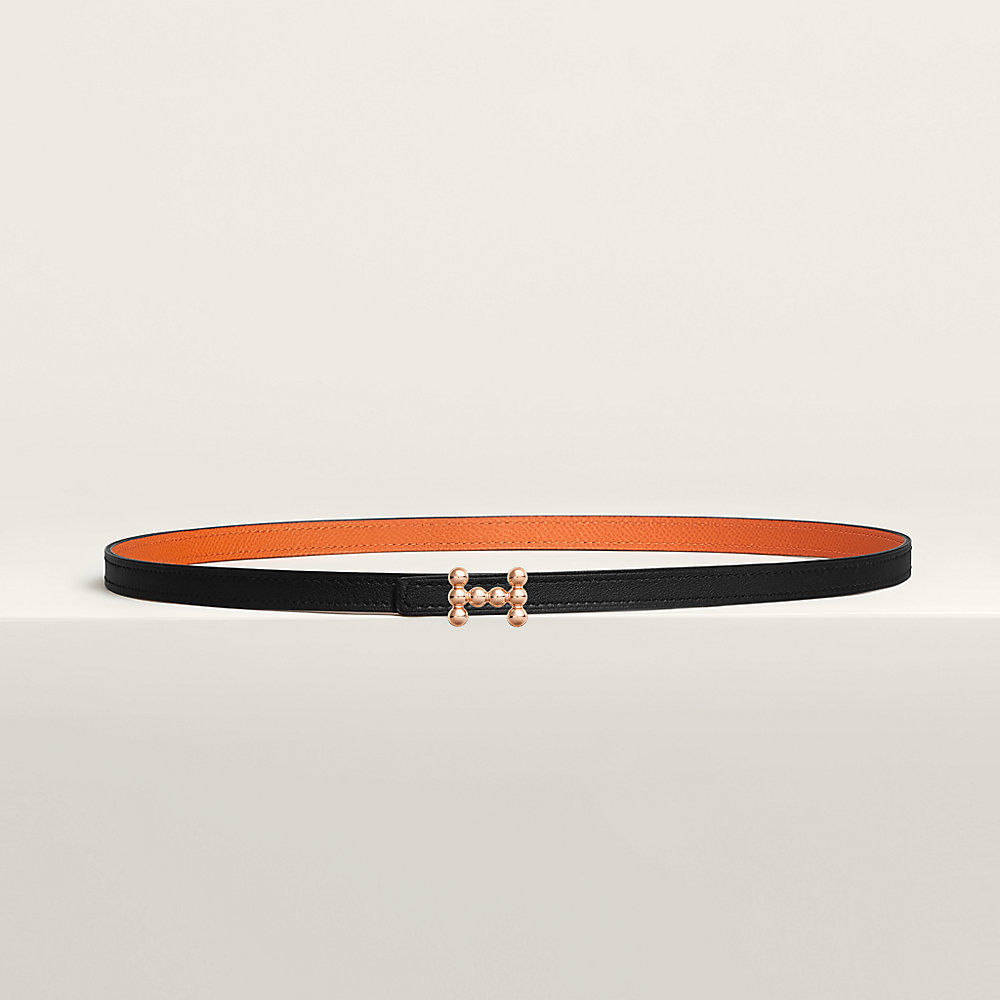 Bubble belt buckle & Reversible leather strap 13 mm | Hermès UK