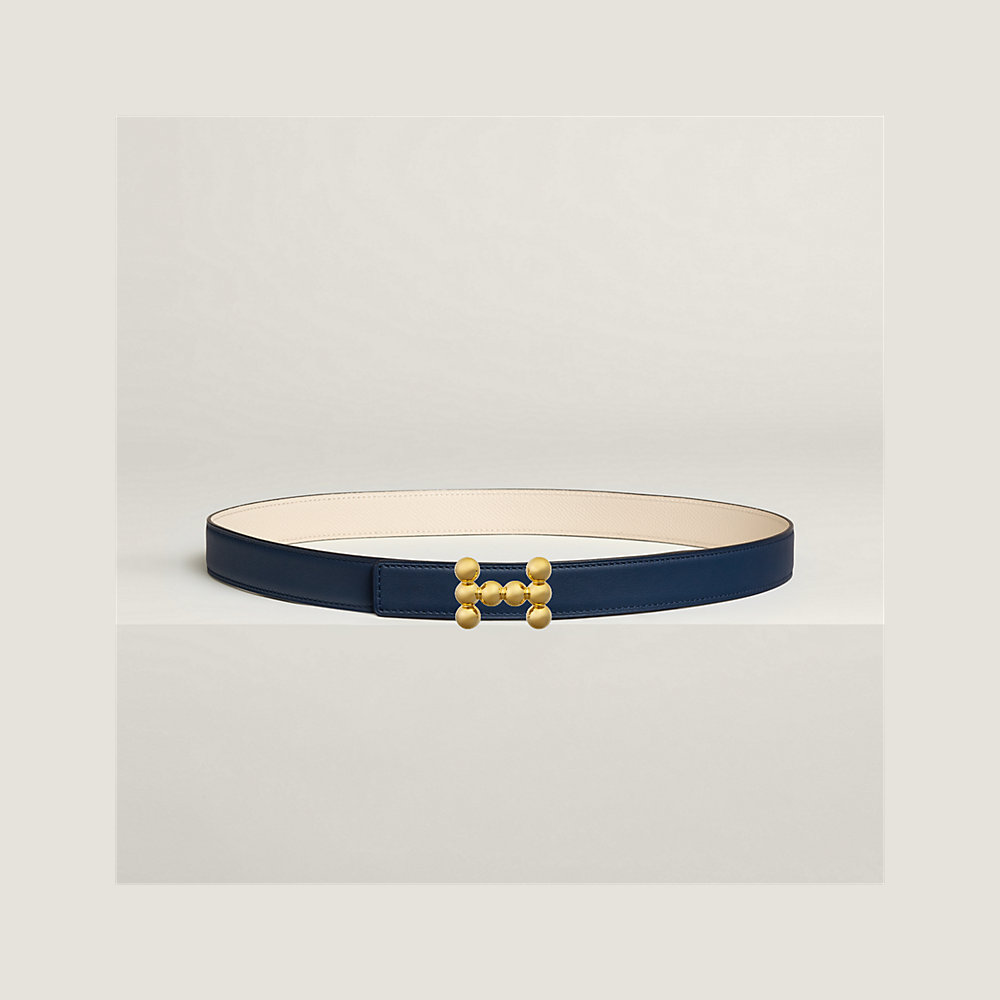 Bubble belt buckle & Reversible leather strap 24 mm | Hermès UK