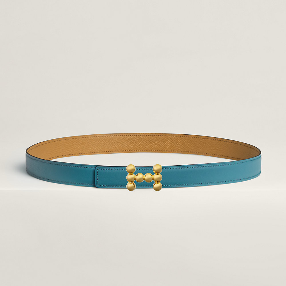 Bubble belt buckle & Reversible leather strap 24 mm | Hermès UK