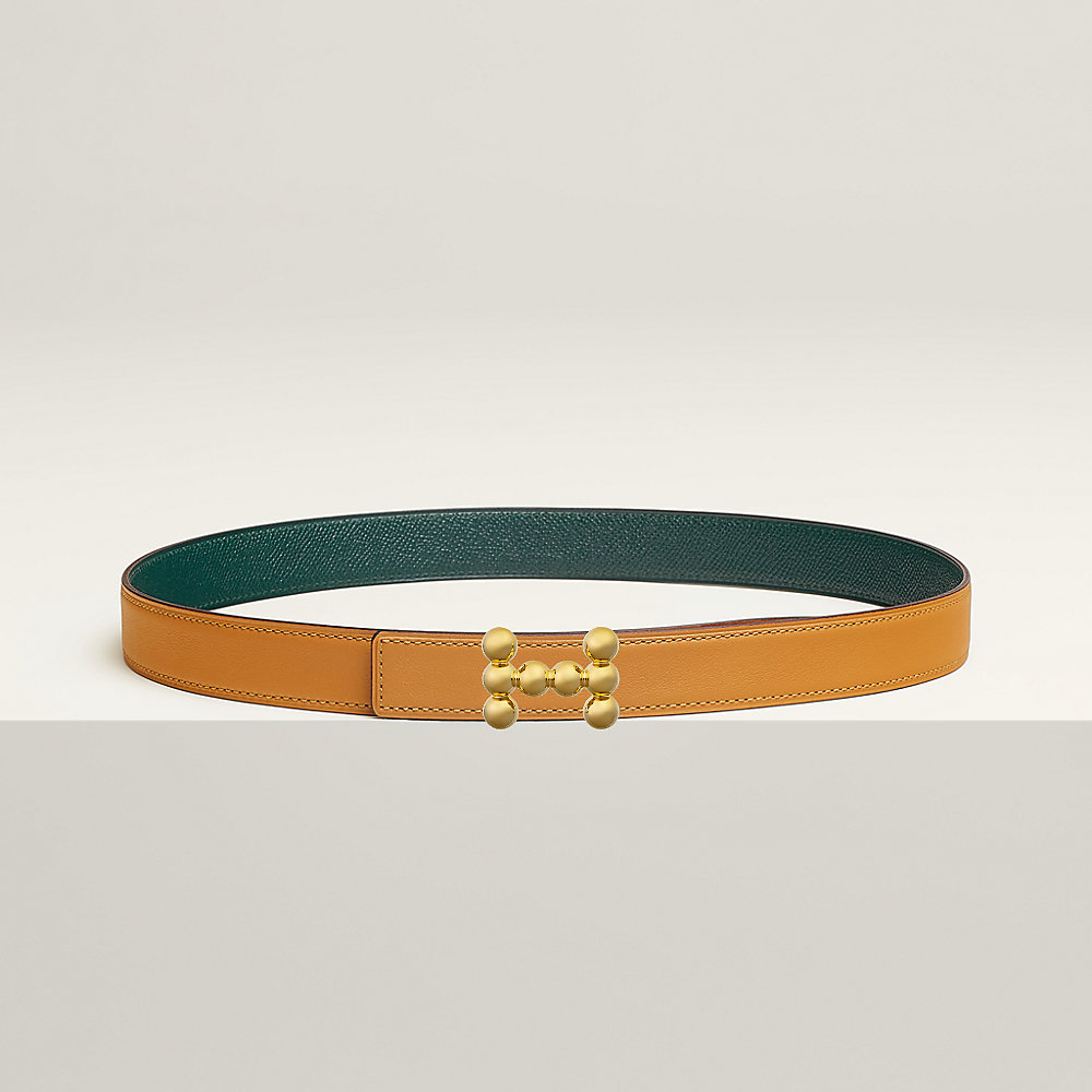 Bubble belt buckle & Reversible leather strap 24 mm | Hermès UK