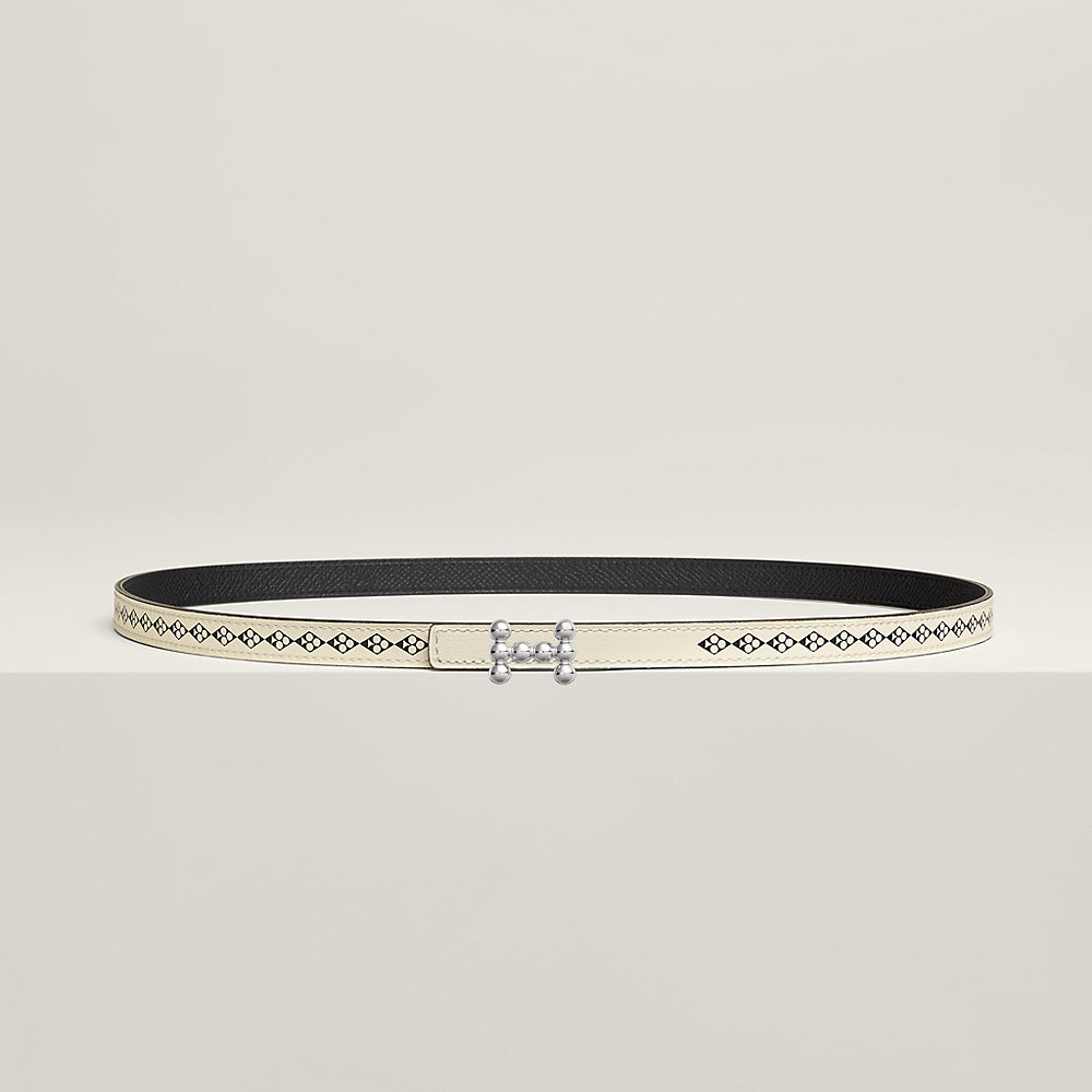 Bubble belt buckle & Trefle leather strap 13 mm | Hermès Thailand