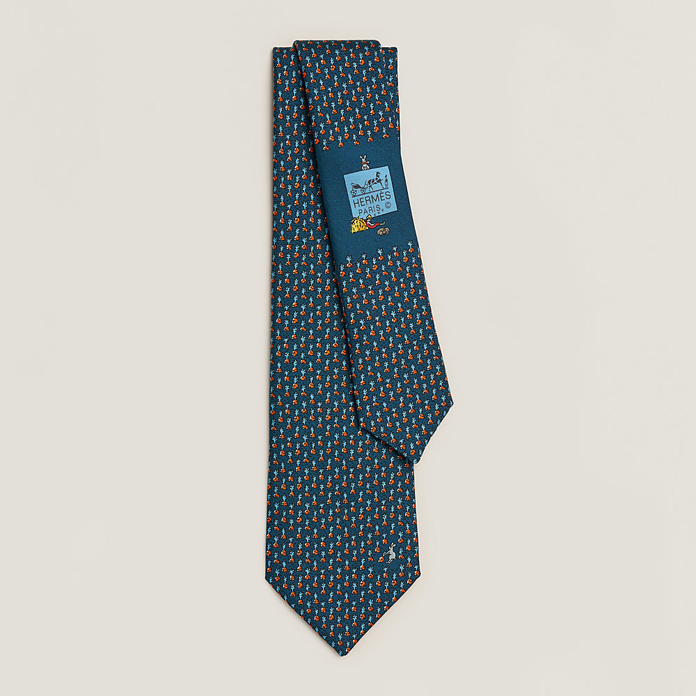 Bunny Dream tie - Blue | Hermès UK