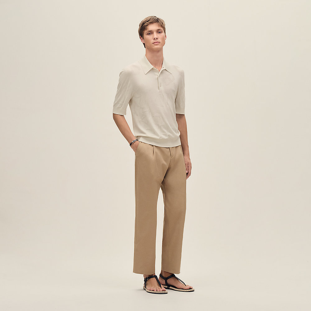 "Calligraphie Equestre" polo shirt | Hermès USA