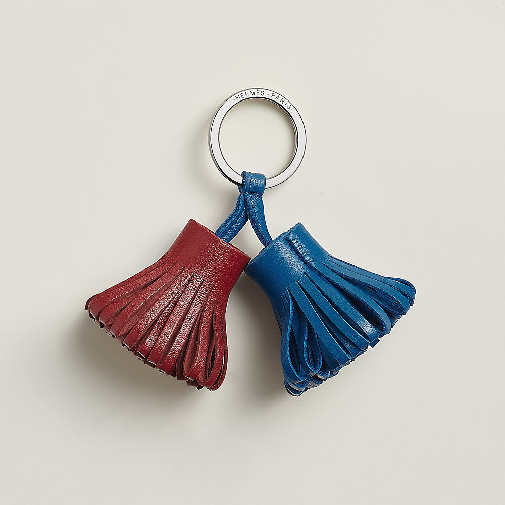 Carmen Uno-Dos key ring - Blue | Hermès UK
