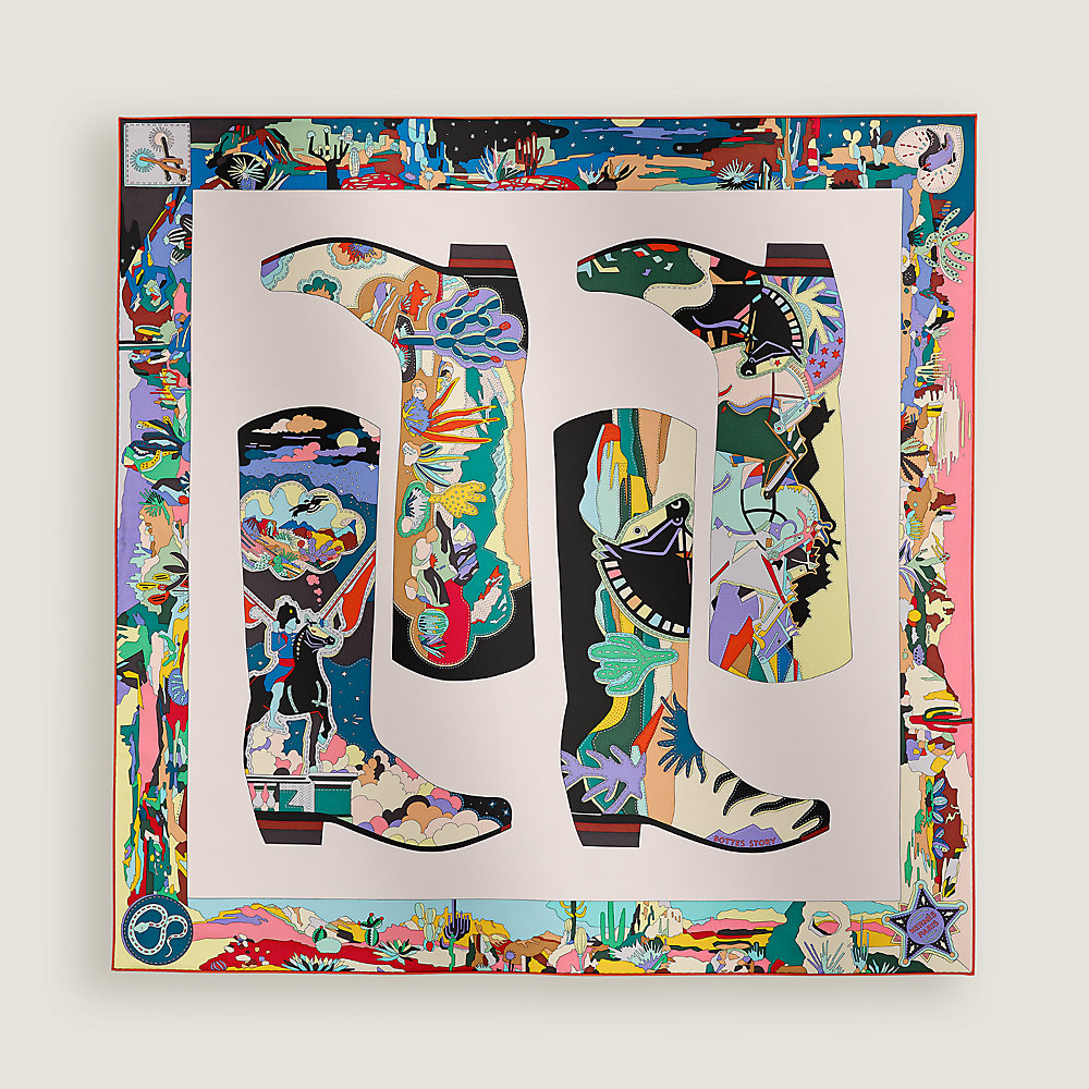 Carré 90 Bottes Story | Hermès Suisse