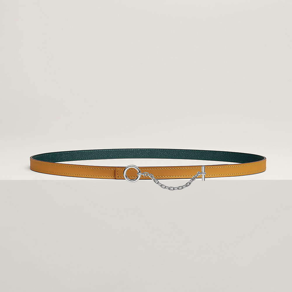Carrousel belt buckle & Reversible leather strap 13 mm | Hermès UAE