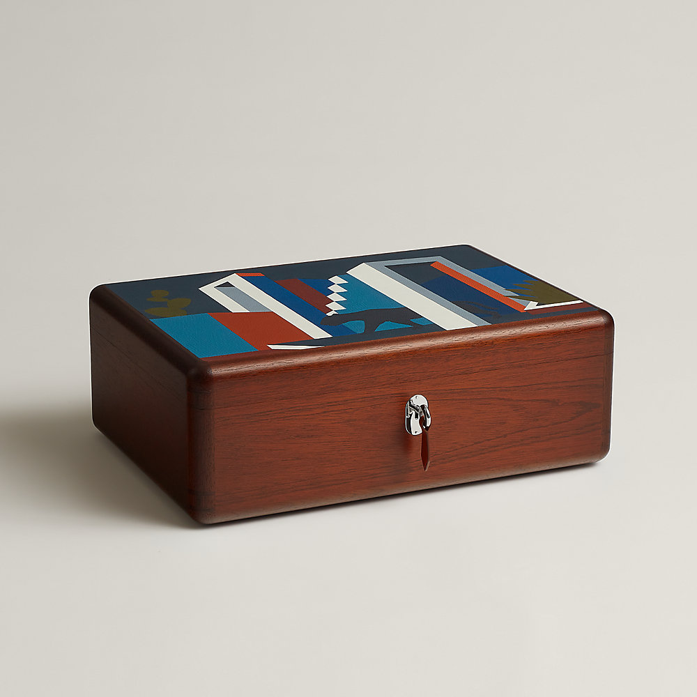 Casaque Felin dans un Jardin Mexicain watch box | Hermès Sweden
