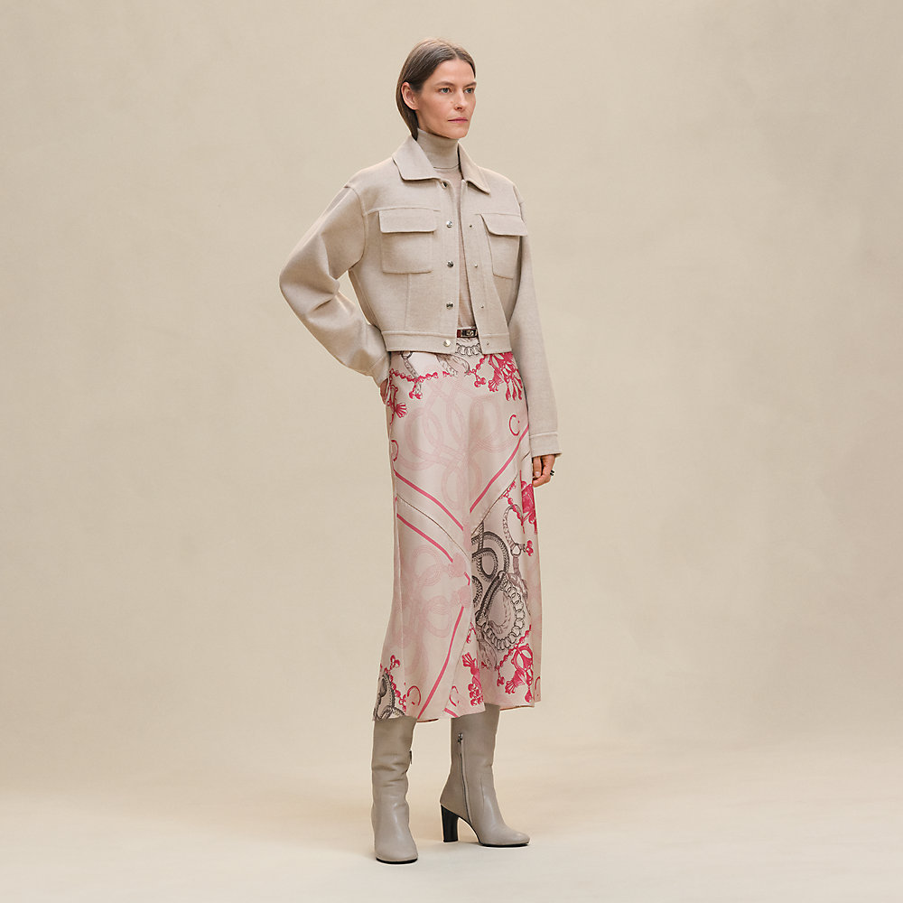 Cashmere jacket - Beige | Hermès UK