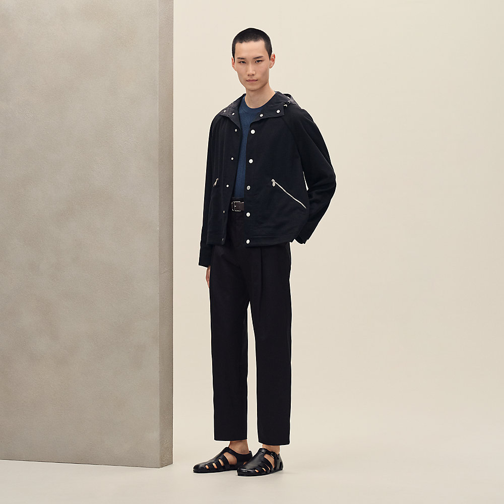 Cashmere jacket with removable hood | Hermès Australia