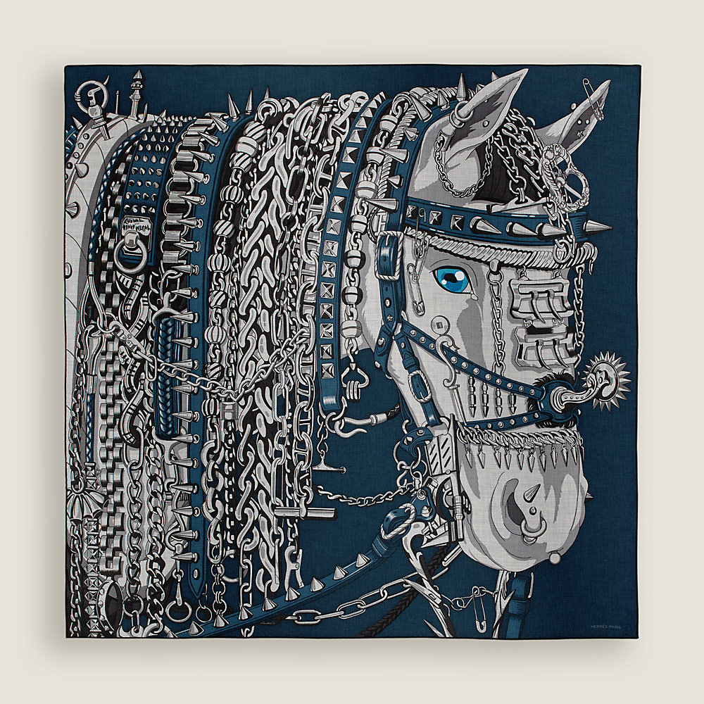 Cheval Heavy Metal scarf 100 | Hermès Australia