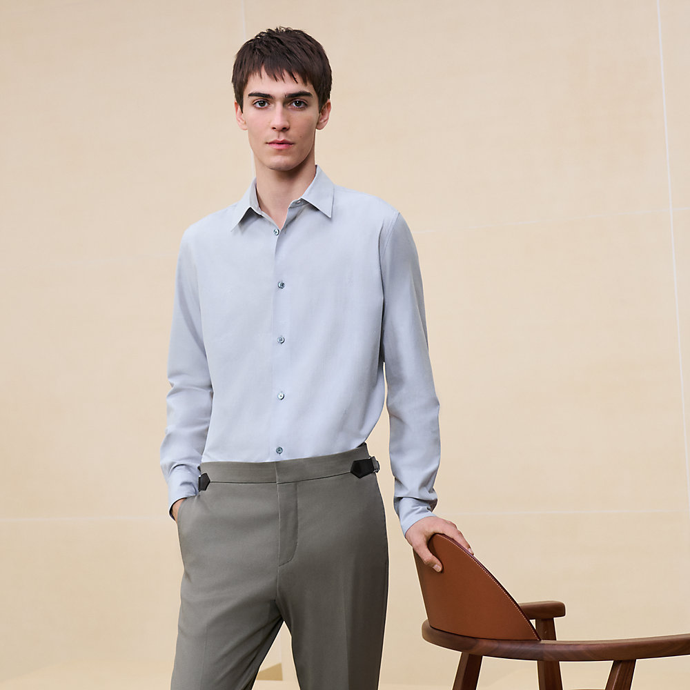 "Cheval Punk Jacquard" fitted shirt | Hermès Hong Kong SAR