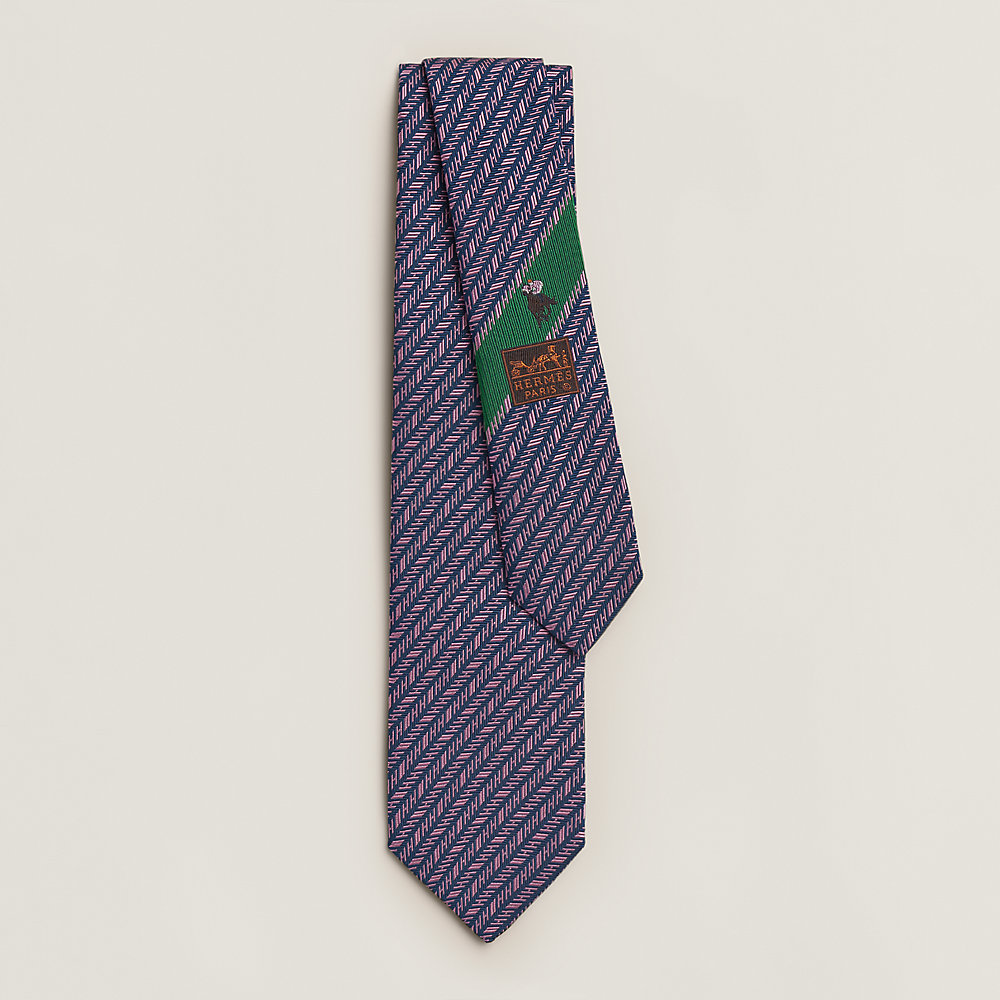 Chevron d'H tie | Hermès UAE